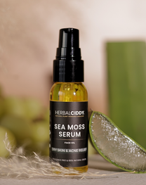 SEA MOSS SERUM FACIAL OIL – DRY SKIN & ACNE RELIEF – Herbal Ciddy