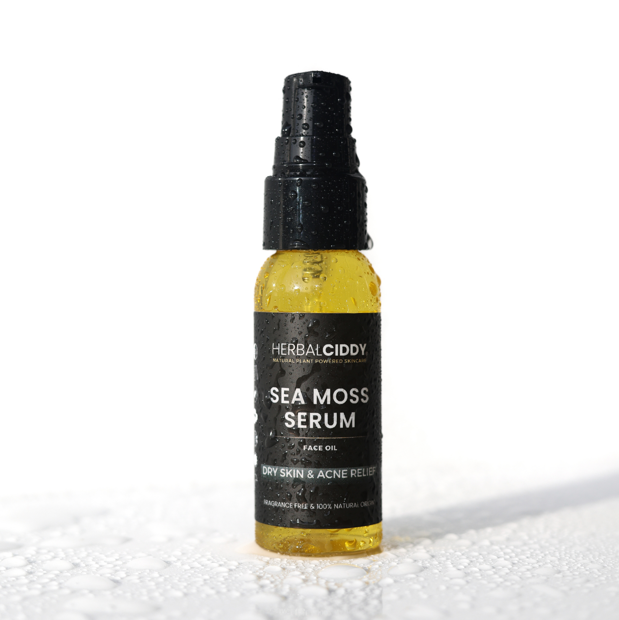 SEA MOSS SERUM FACIAL OIL – DRY SKIN & ACNE RELIEF – Herbal Ciddy