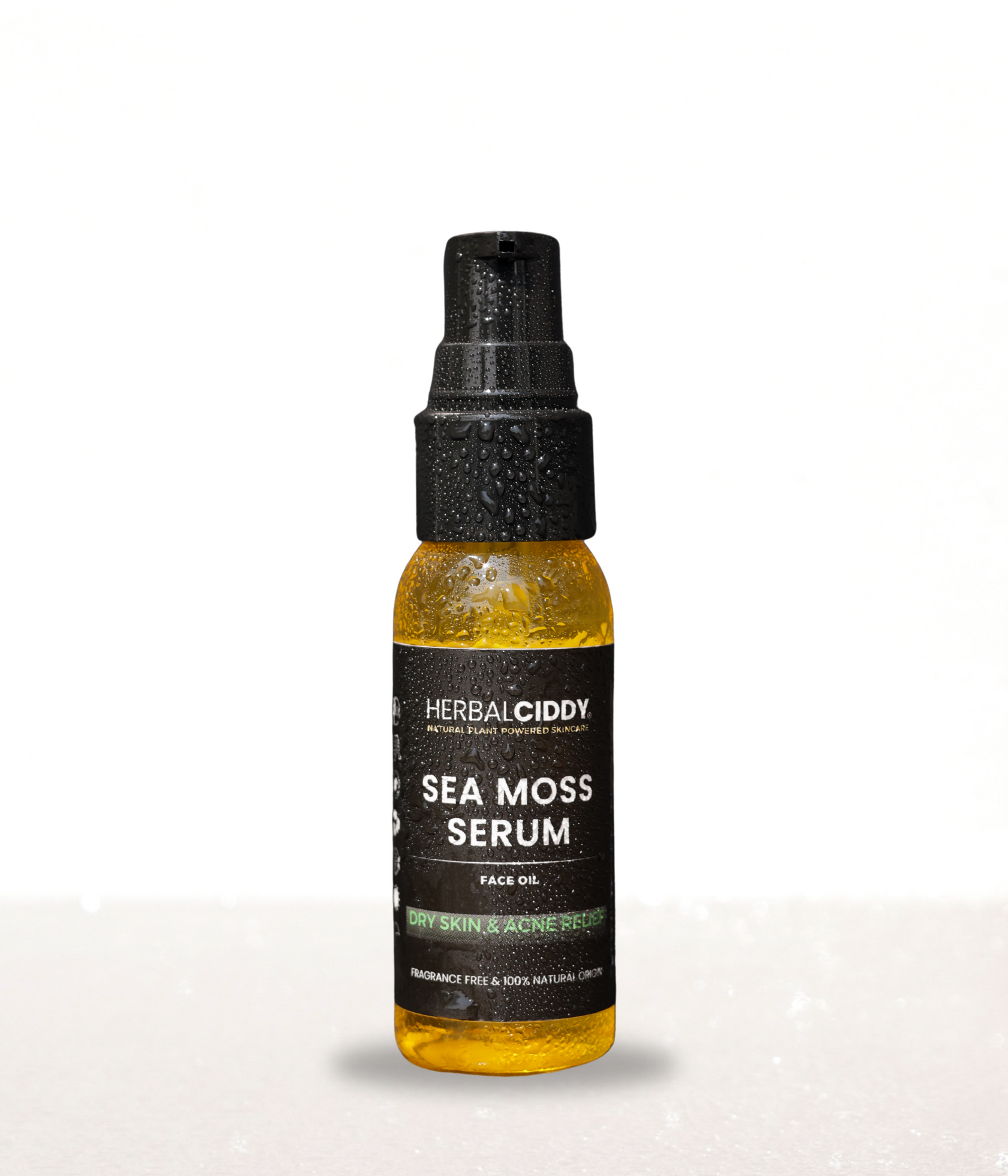 SEA MOSS SERUM FACIAL OIL – DRY SKIN & ACNE RELIEF – Herbal Ciddy